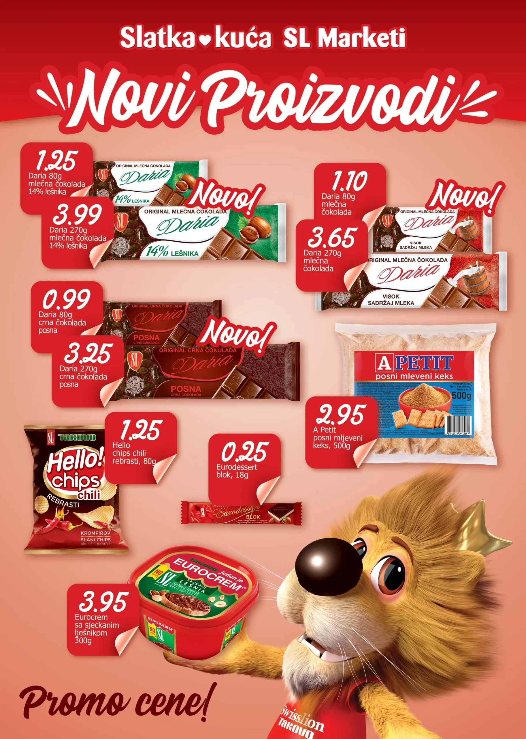Probajte nove SL proizvode po promo cijenama - Padrino Vijesti