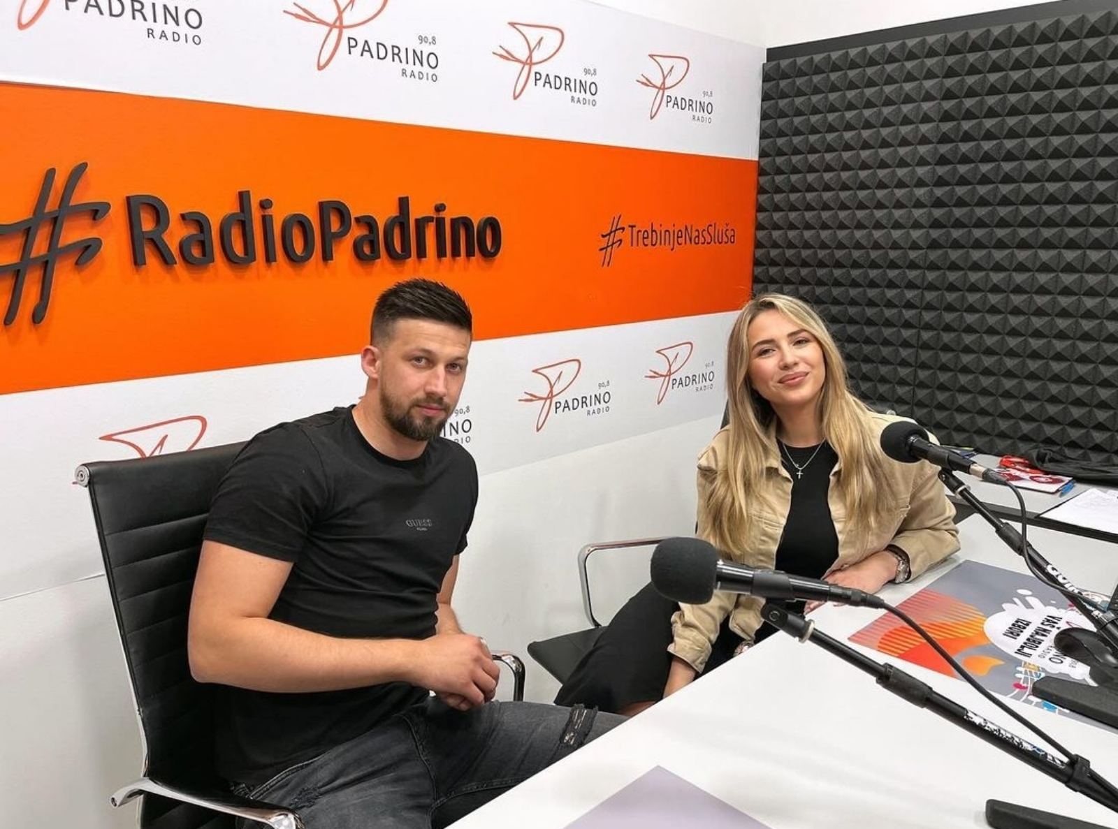 Naš gost bio je frontmen grupe Projekat bend, Trebinjac Stefan Debota ...