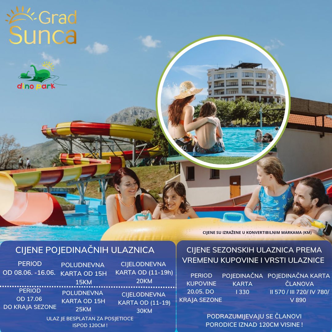 Počinje prodaja sezonskih ulaznica za Aqua park Grada Sunca - Padrino ...